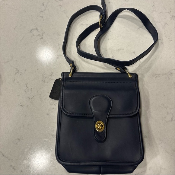 Coach | Bags | Coach Vintage Murphy Bag In Navy Blue | Poshmark